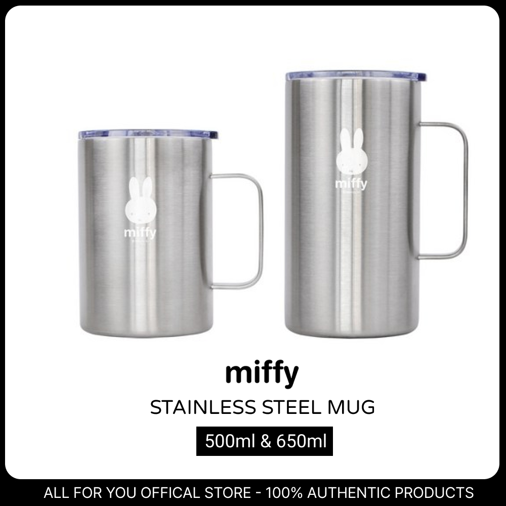 [Miffy 不銹鋼] 鋼製雙層真空杯 500ml & 650ml | 蝦皮購物