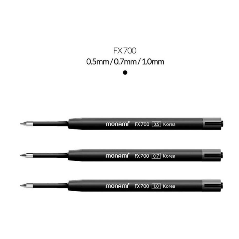 [韓國製造] Monami FX 700 筆芯 0.5/0.7/1.0mm - MONAMI FX 153 筆芯 | 蝦皮購物