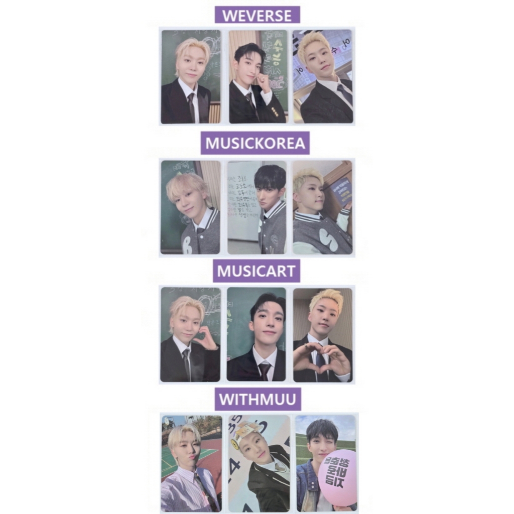SEVENTEEN SVT BSS 2ND LUCKYDRAW TELEPARTY PHOTOCARD | 蝦皮購物