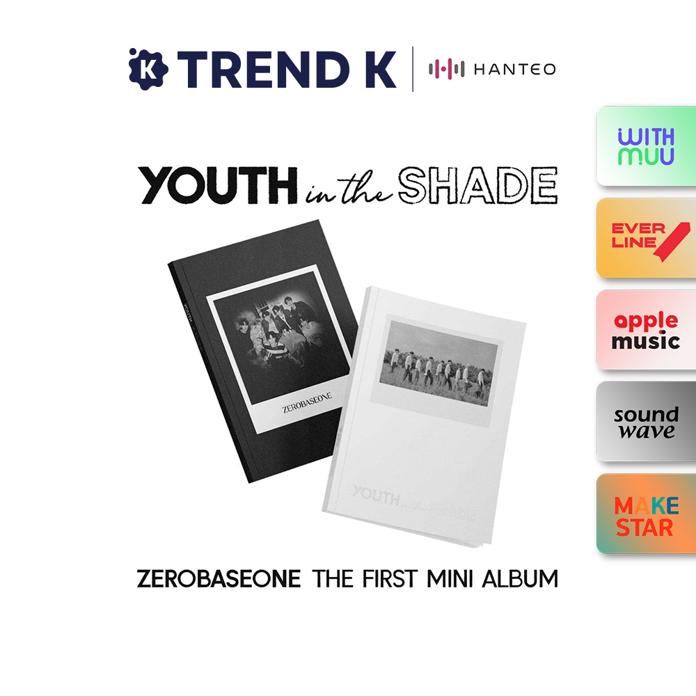 (Site POB) ZEROBASEONE - 1st Mini Album [YOUTH IN THE SHADE] | 蝦皮購物
