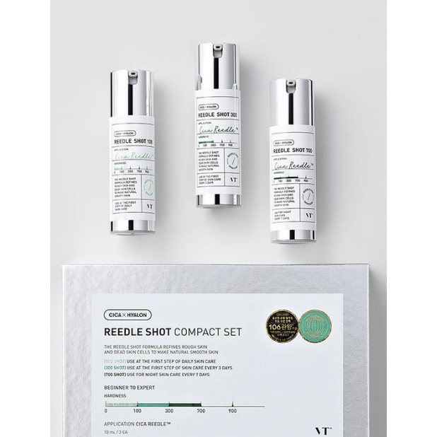 Vt, Reedle Shot 緊湊型套裝,蘆葦射擊 100, 300, 700, 10ml * 3ea | 蝦皮購物