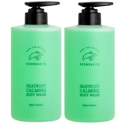 Scenearth Seatrust 溫和 pH 平衡鎮靜沐浴露 500ml 組合 2 包 | 蝦皮購物