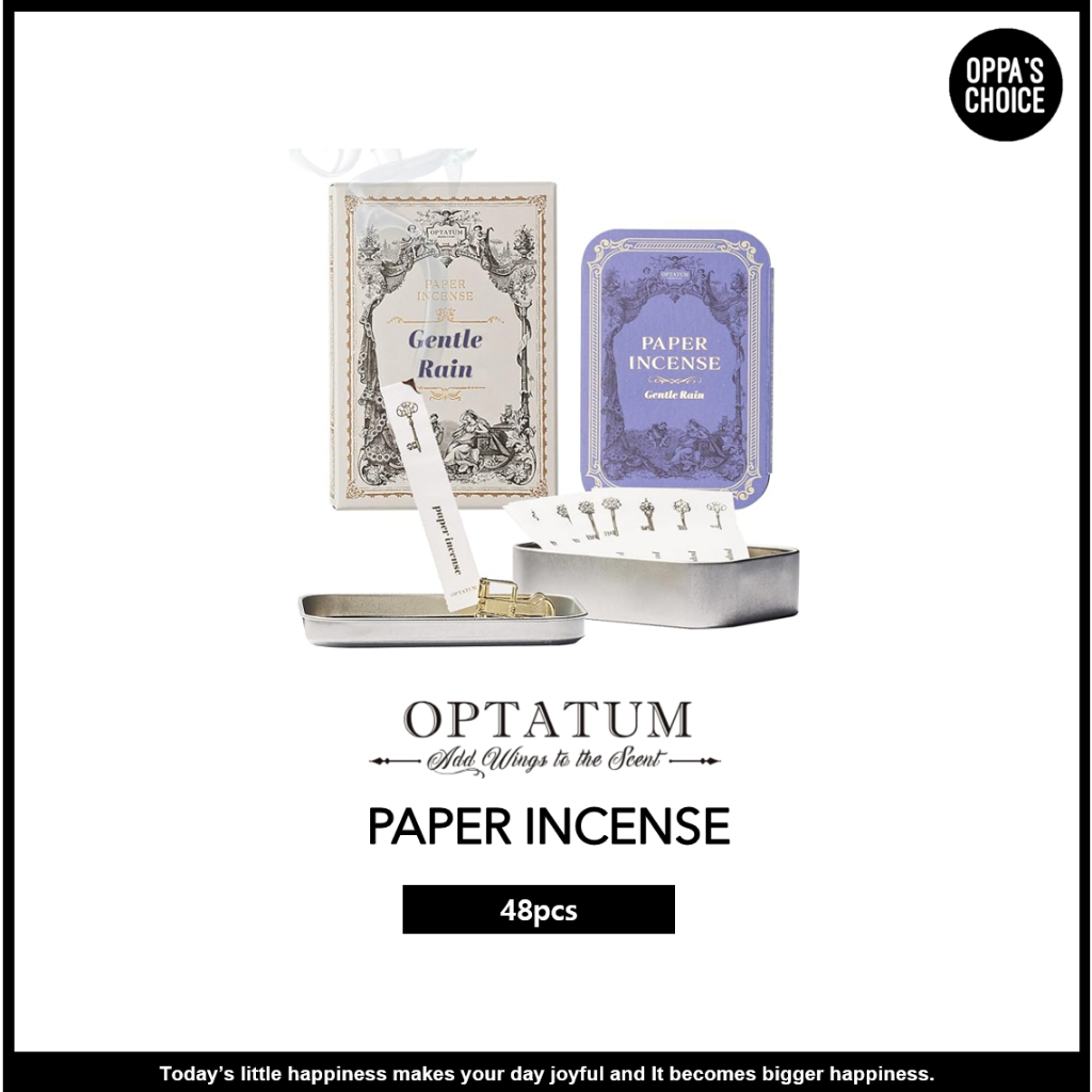 [NEW] OPTATUM PAPER INCENSE 48sheets | 蝦皮購物