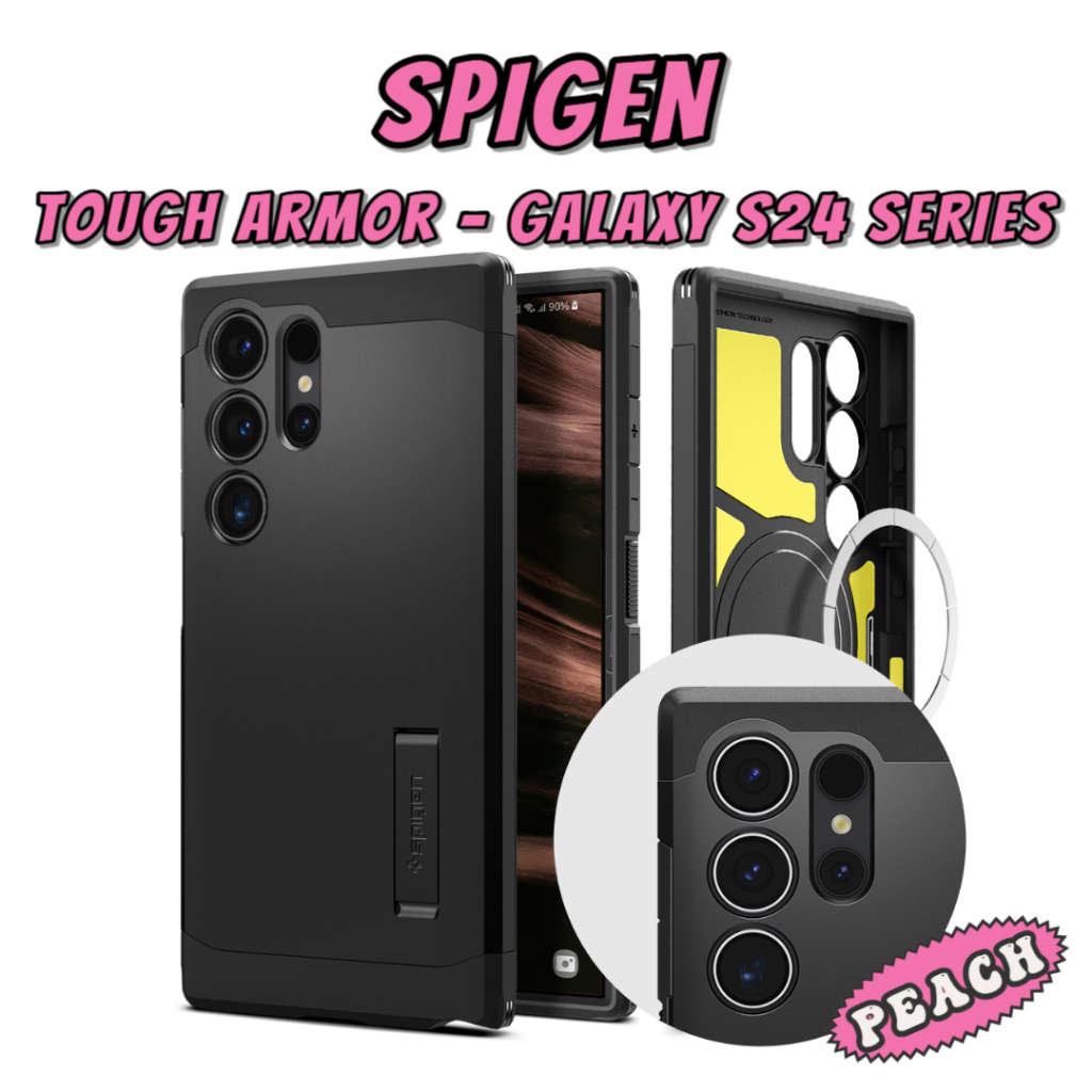 Spigen - Tough Armor Magfit Galaxy S24 Ultra 手機殼 保護殼 | 蝦皮購物