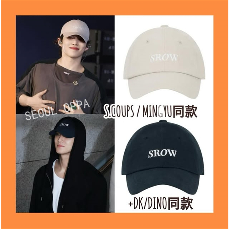 韓國 [SROW] SROW CLASSIC 球帽(3 色) / DK & S.COUPS & MINGYU & DIN | 蝦皮購物