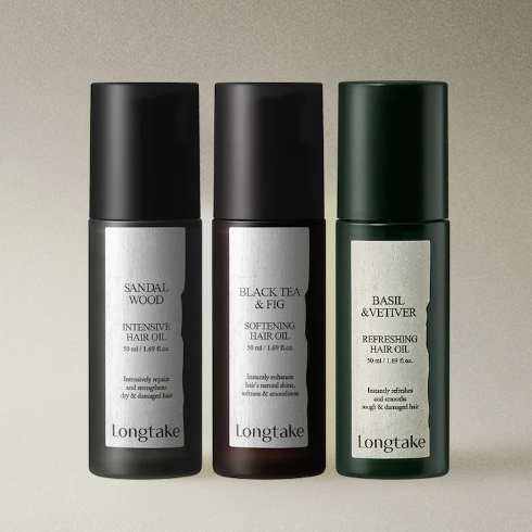 Longtake 髮油 50 毫升(檀香/黑茶和無花果/羅勒和香根草)愛茉莉太平洋 | 蝦皮購物
