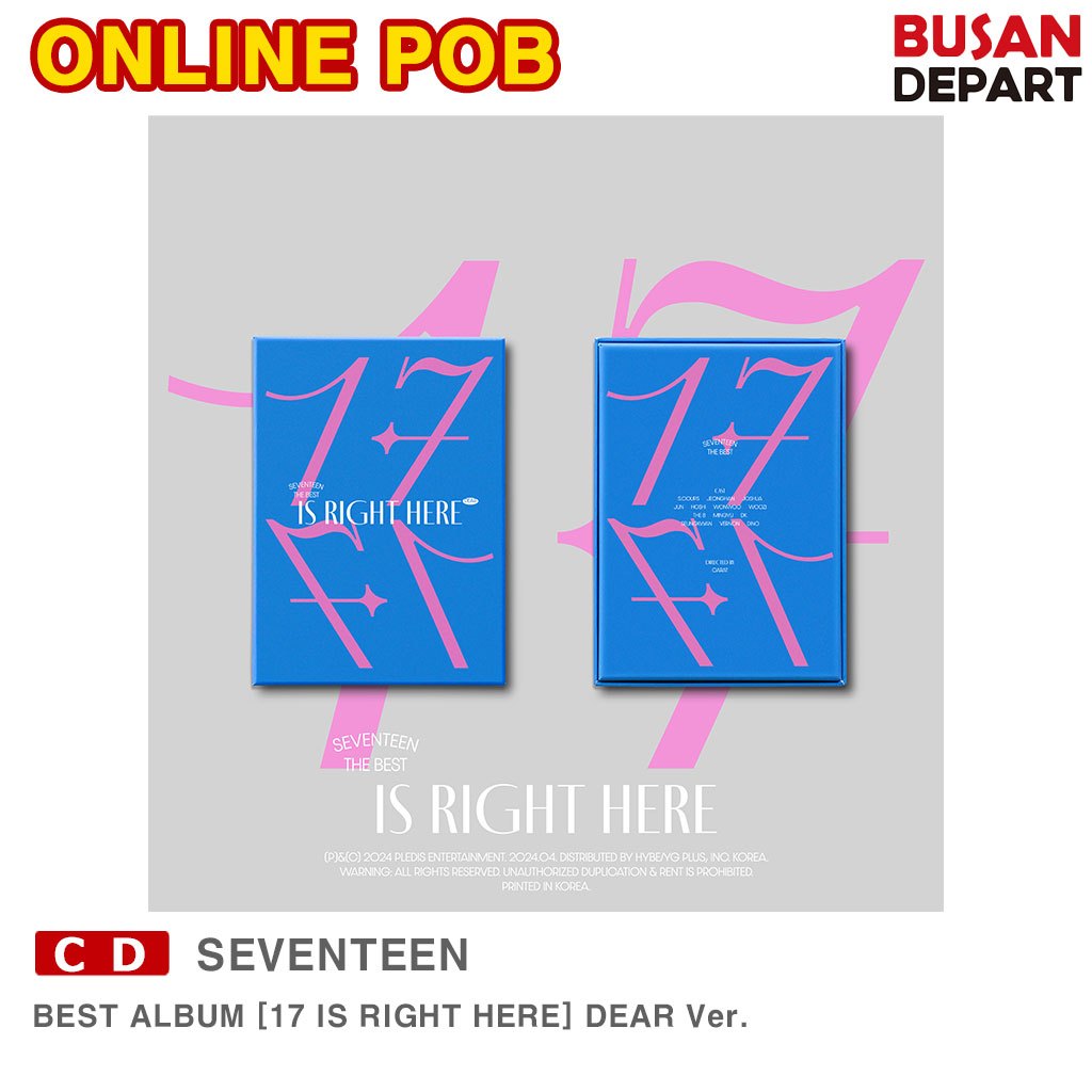 [ONLINE POB]SEVENTEEN BEST ALBUM [17 IS RIGHT HERE] DEAR Ver | 蝦皮購物