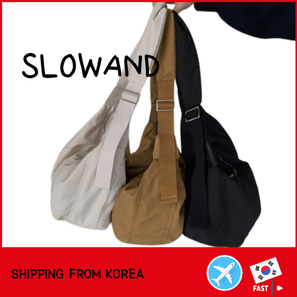 🇰🇷韓國直送[SLOWAND] 包包 側背包 牛角包 可頌包 Croissant Cross Daily Bag 3色 | 蝦皮購物