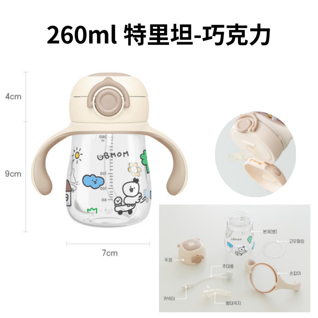 [UBMOM] Signature 防回流 PPSU 吸管杯水壺 PPSU 200ml, 280ml | 蝦皮購物