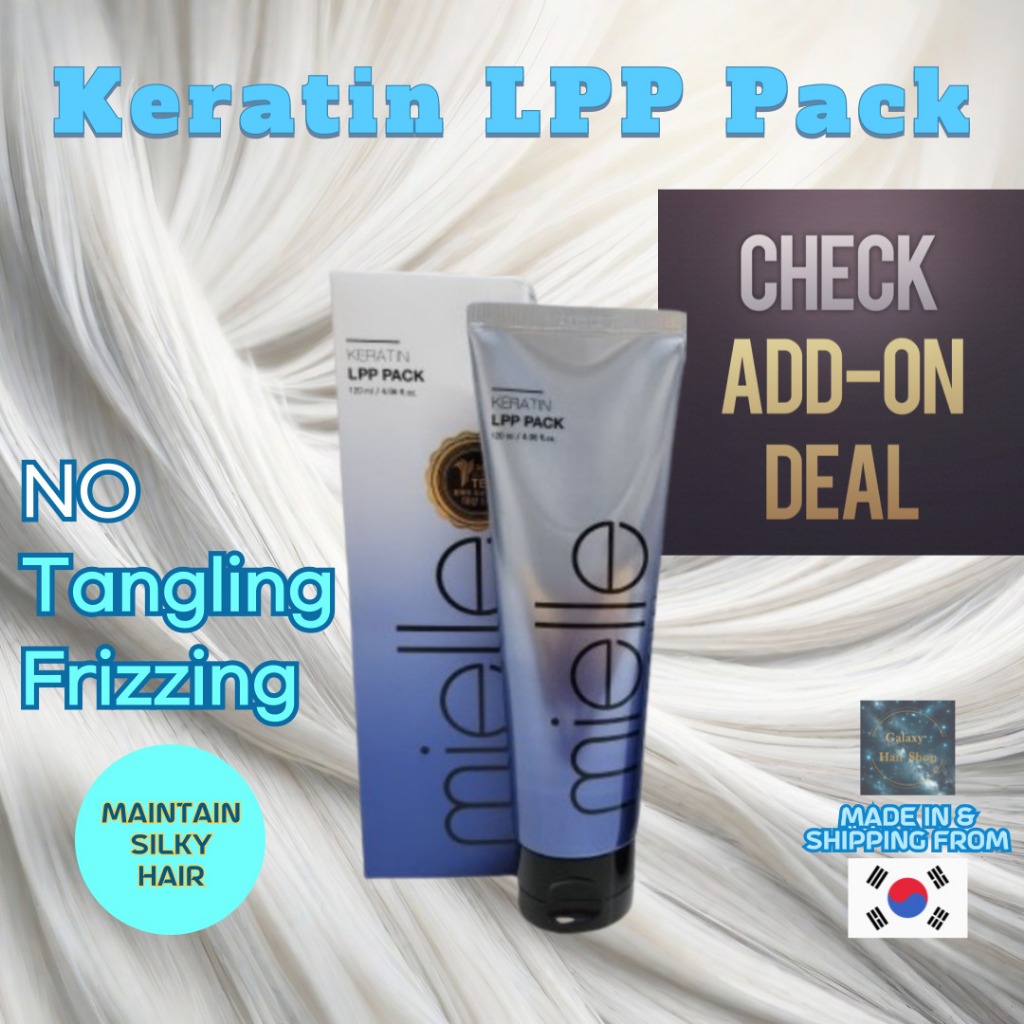 Keratin LPP Hair Treatment 角蛋白頭髮護理 120ml [mielle] | 蝦皮購物