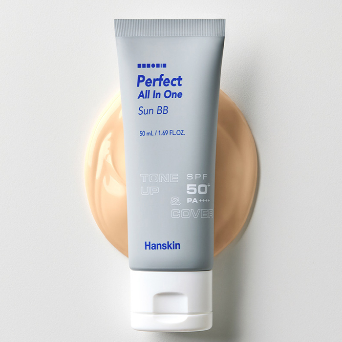 Hanskin Perfect All in One Sun BB 50ml SPF50+PA++++ | 蝦皮購物