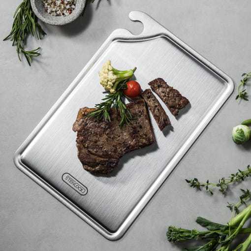 韓國製造 STENLOCK 全不銹鋼砧板(218mm x 330mm x 1mm) | 蝦皮購物