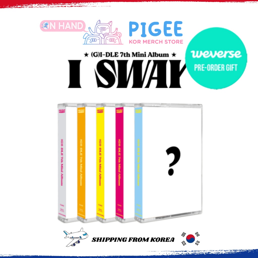 [POB] (G)I-DLE [ I SWAY ] 7TH MINI ALBUM (SPECIAL Ver.)5SET | 蝦皮購物