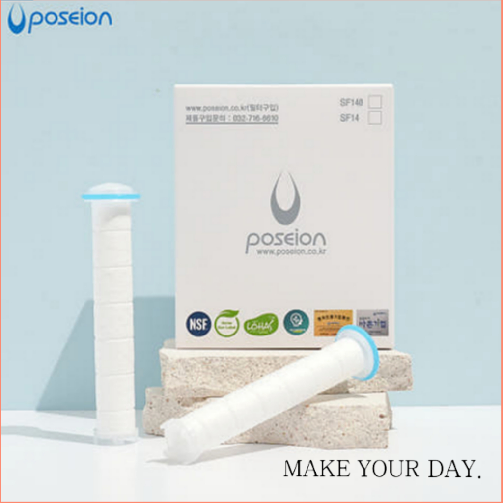 [Poseion] Sediment 淋浴過濾器 SF140 4EA | 蝦皮購物