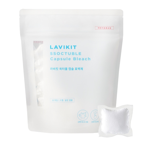 Lavikit SOCTUBLE 漂白膠囊 30p(每粒 13g) | 蝦皮購物