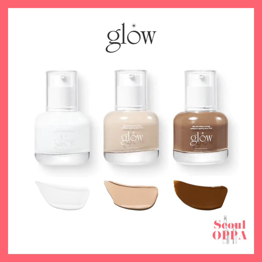 [GLOW] 呼吸透感淡斑霜 30ml BB霜 透氣粉底液氣墊遮瑕妝前乳 Breathable Blemish Balm | 蝦皮購物