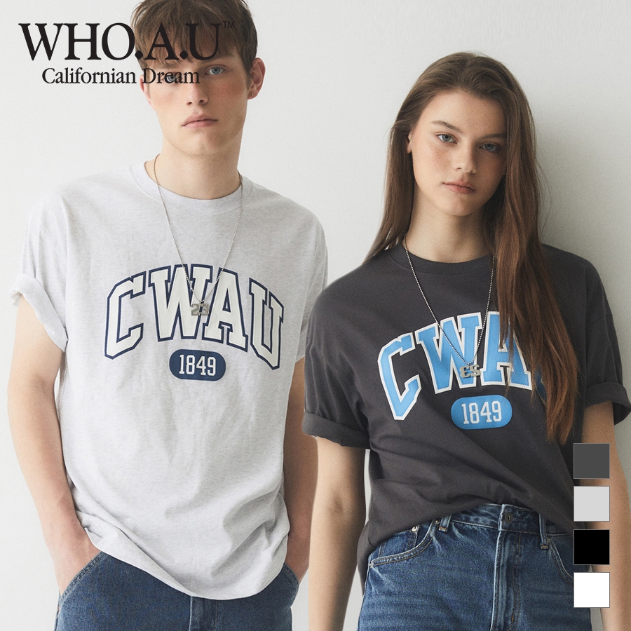 [WHO.A.U] Cwau 標誌 T 恤 | Whrpe3785u | 蝦皮購物