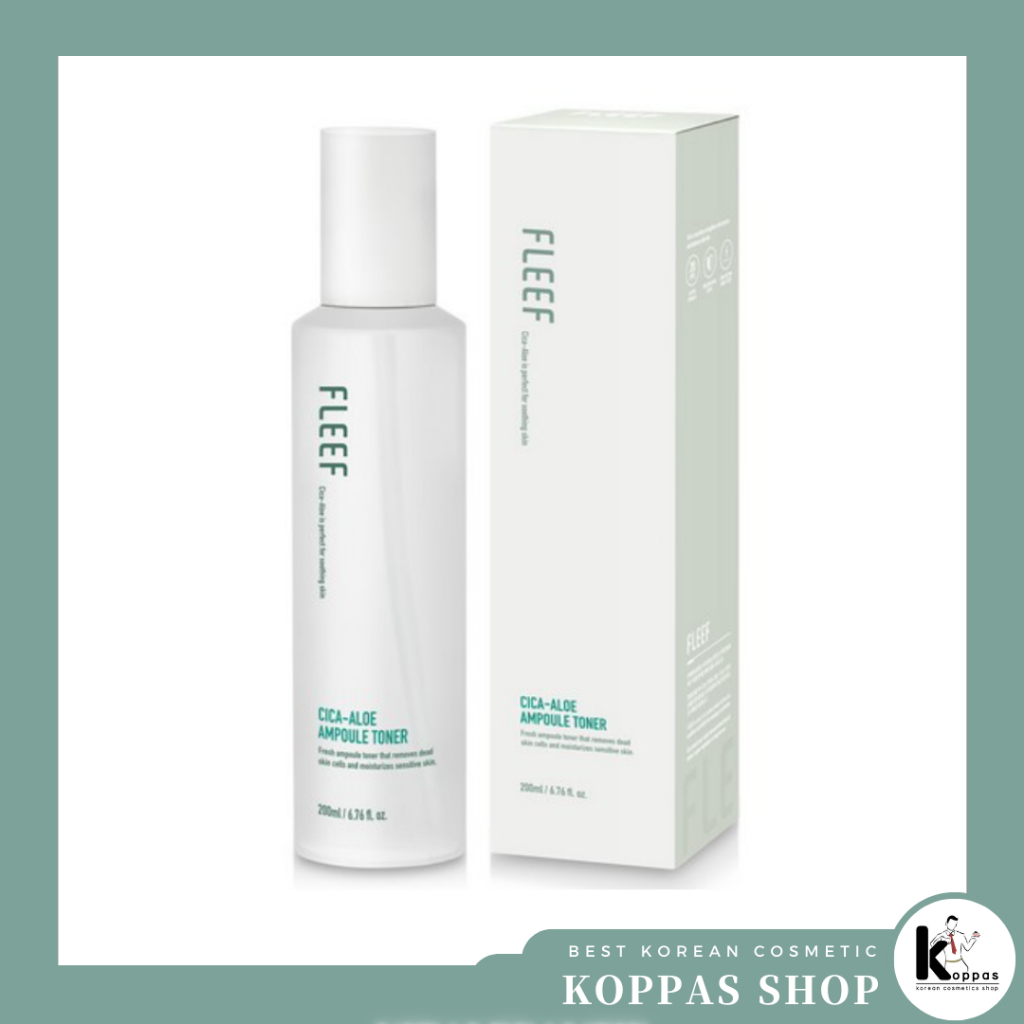 FLEEF CICA-Aloe Ampoule Toner 蘆薈安瓶爽膚水 200ml | 蝦皮購物