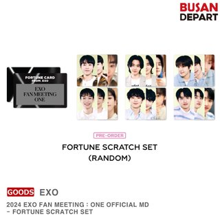 [FORTUNE SCRATCH SET] 2024 EXO FAN MEETING : ONE OFFICIAL MD | 蝦皮購物