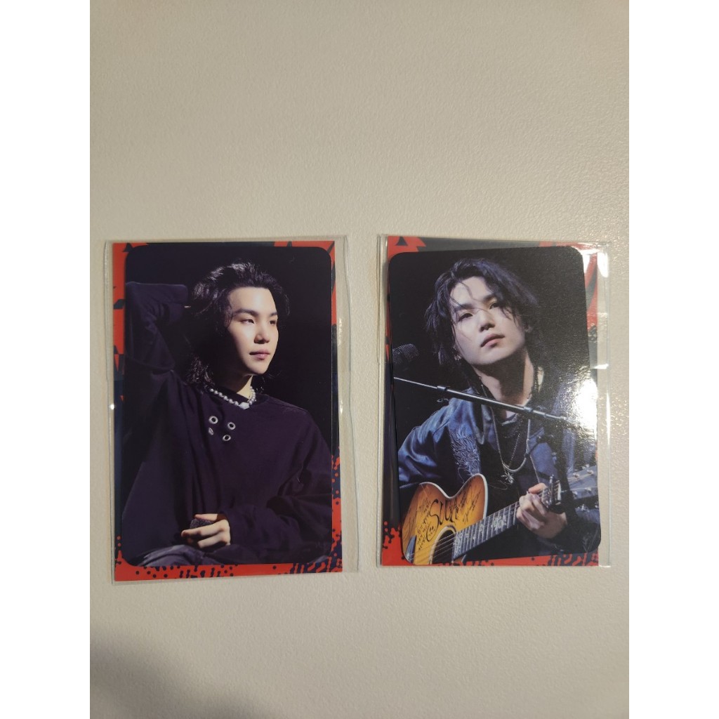 On HAND) BTS SUGA Agust-D TOUR D-DAY 電影 CGV 官方照片卡 | 蝦皮購物