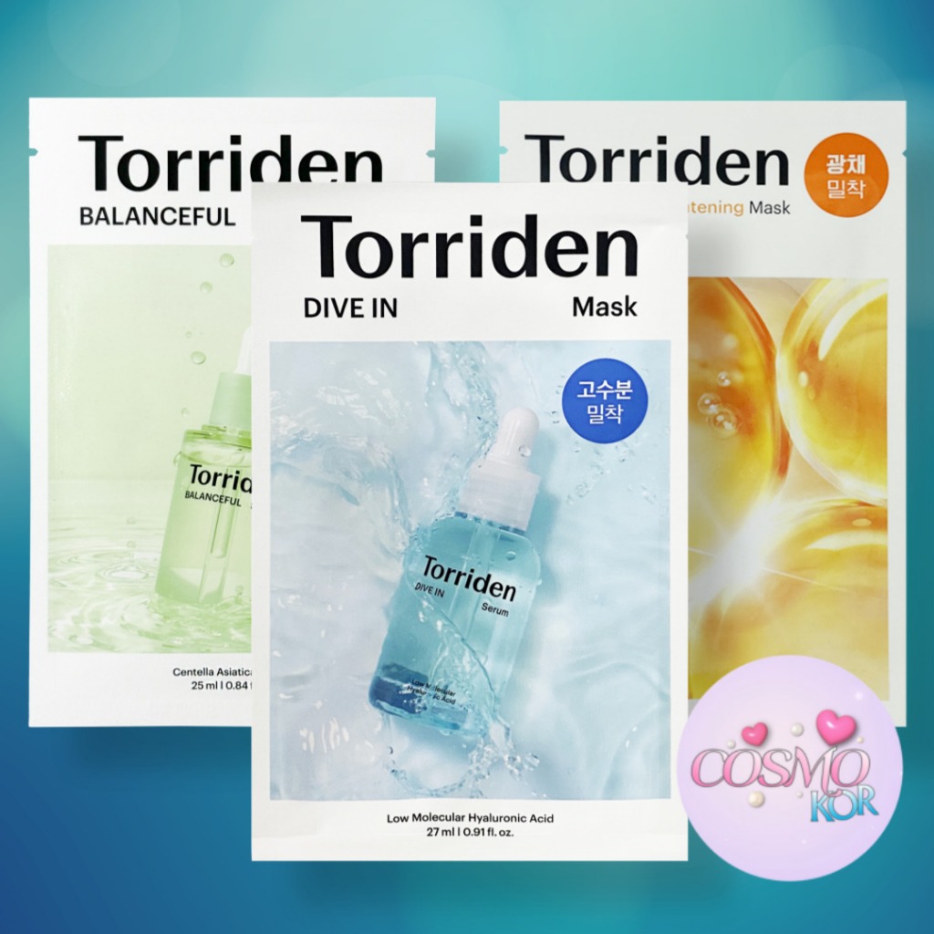 韓國 Torriden Dive-in 微分子玻尿酸保濕/積雪草舒緩/保濕 舒緩 Mask | 蝦皮購物