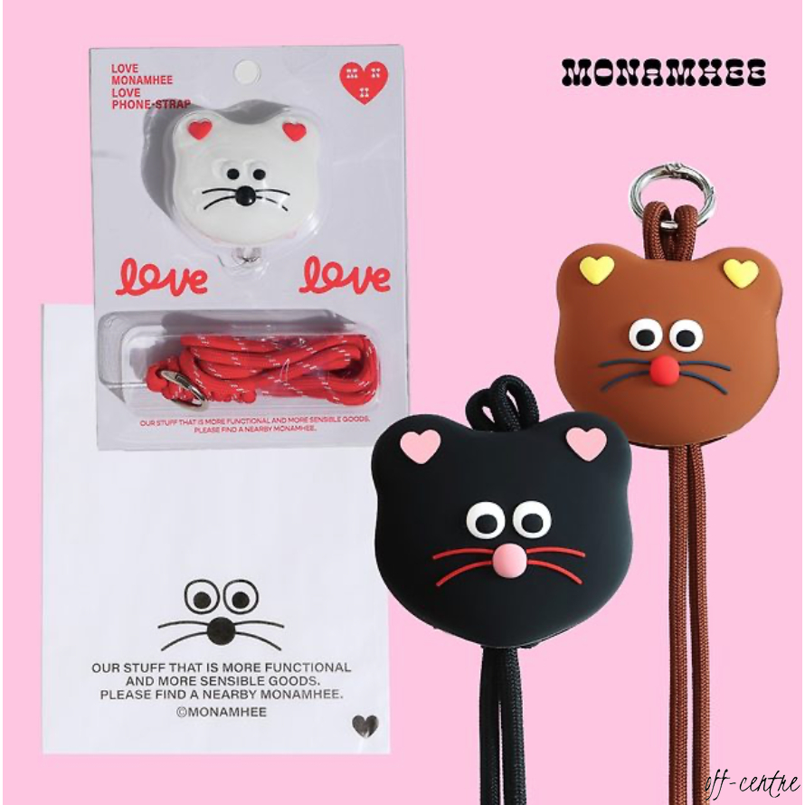 [MONAMHEE] LOVE M.N.H Friends Phone Straps 3 types 手机带 | 蝦皮購物