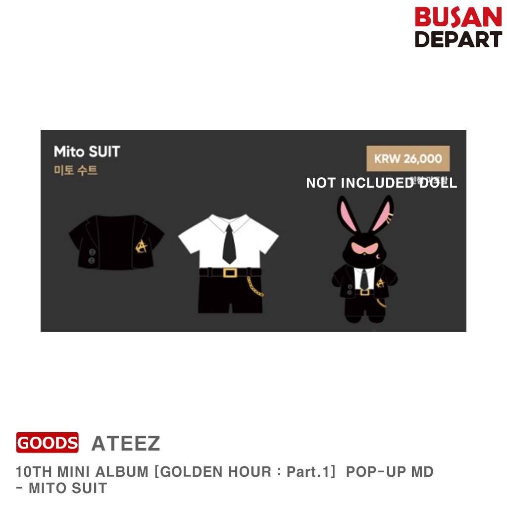 [MITO SUIT]ATEEZ 10TH MINI ALBUM [GOLDEN HOUR : Part.1] MD | 蝦皮購物