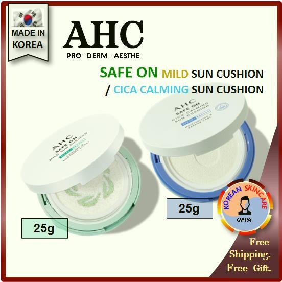[AHC] SAFE ON MILD SUN CUSHION 25g / SAFE ON CICA CALMING SU | 蝦皮購物