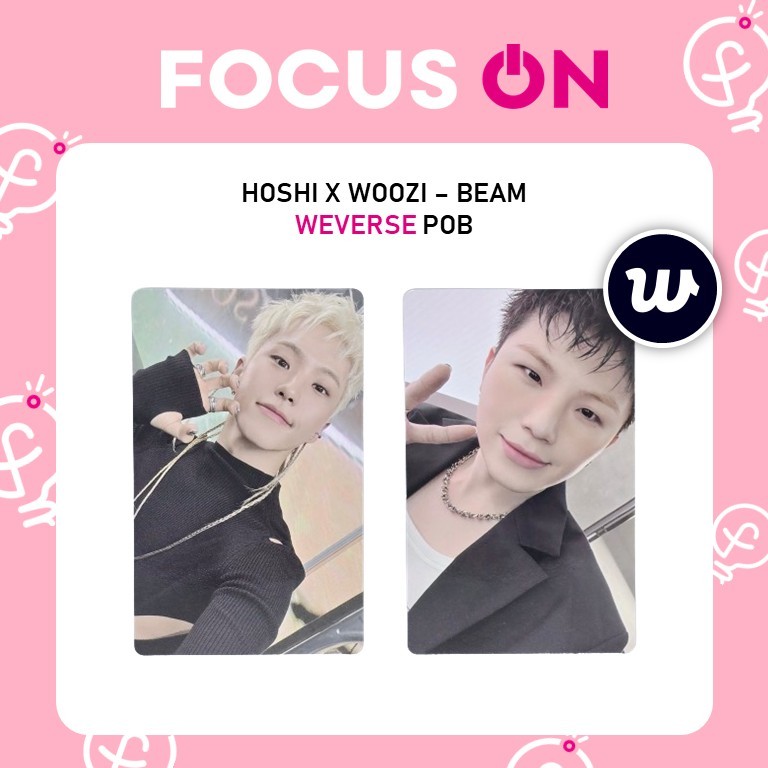 SVT HOSHI X WOOZI HXW POB WEVERSE BEAM PHOTOCARD | 蝦皮購物