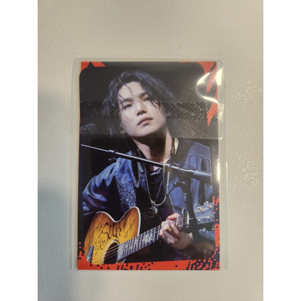 On HAND) BTS SUGA Agust-D TOUR D-DAY THE MOVIE CGV 官方照片卡吉他版 | 蝦皮購物