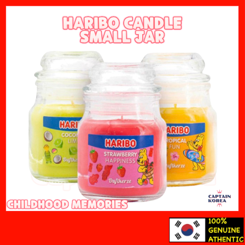 Haribo candle 玻璃罐裝小香薰蠟燭 85g / 類似洋基蠟燭 similar scent of yankee | 蝦皮購物