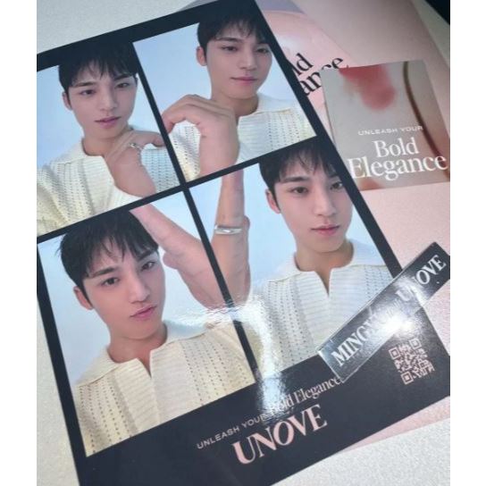 Seventeen MINGYU with UNOVE 特別禮物 4 張照片卡 | 蝦皮購物
