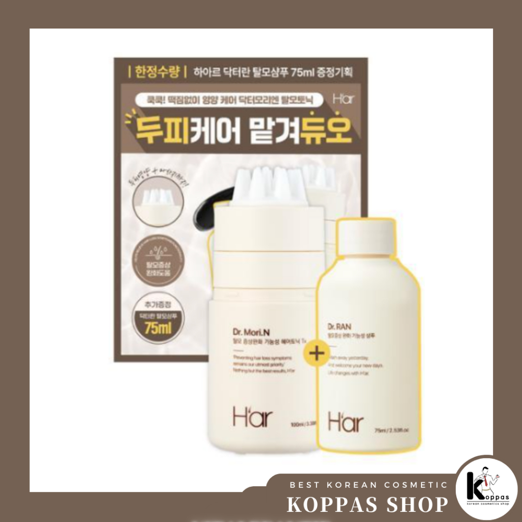 [H'ar] 博士 Mori N 防脫髮補品 100mL + 洗髮水 75ml SET 頭皮護理 | 蝦皮購物