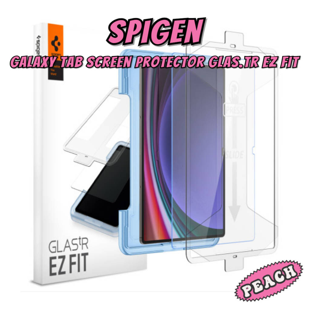 SPIGEN Galaxy Tab 屏幕保護膜 S9 S8 S7 Ultra Plus GLAS.tR EZ Fit | 蝦皮購物