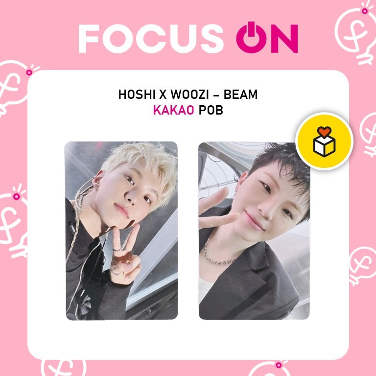 SVT HOSHI X WOOZI HXW POB KAKAO BEAM PHOTOCARD | 蝦皮購物