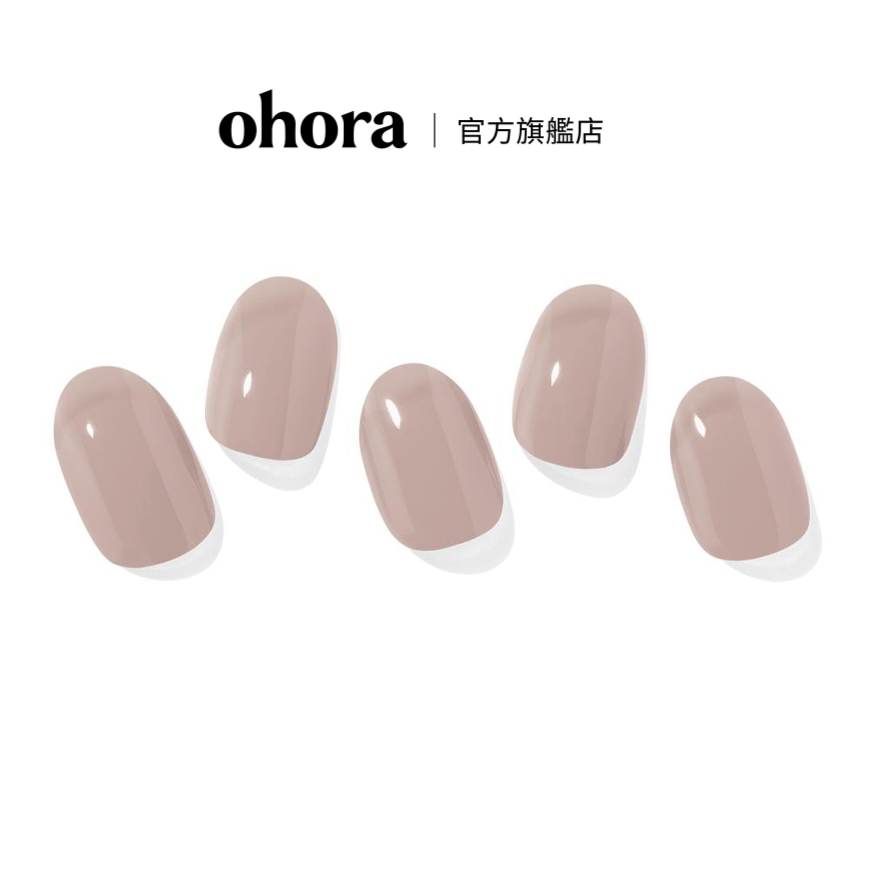 【ohora】 凝膠指甲貼(純色) N Cream Beige 官方旗艦店/糖漿/米色 | 蝦皮購物