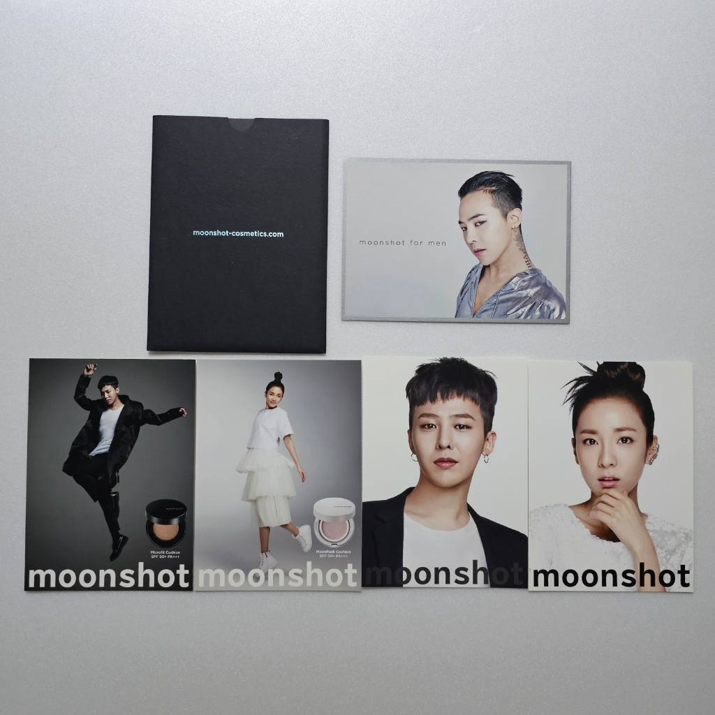 YG MOONSHOT COSMETIC x MUSE G-DRAGON 和 SANDARA PARK 促銷明信片套裝 | 蝦皮購物