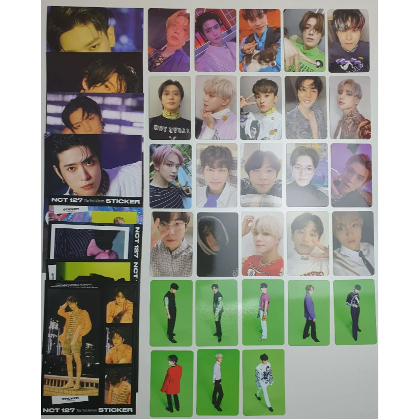 NCT 127 STICKER Official Photocard Sticky Seoul City pre-ord | 蝦皮購物