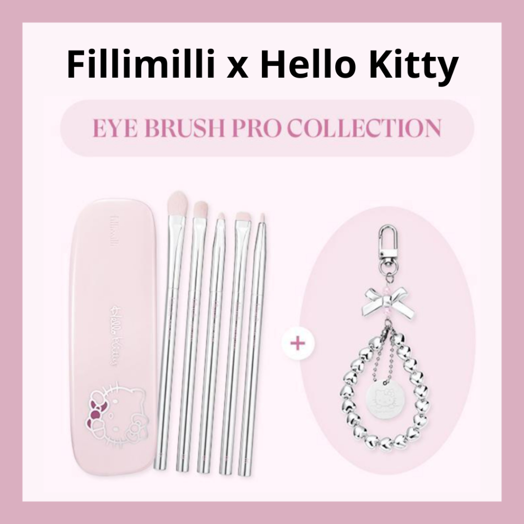 ⭐Fillimilli Hello Kitty Cool Kitsch 版眼刷 Pro 系列(5 刷 + 鑰匙圈) | 蝦皮購物