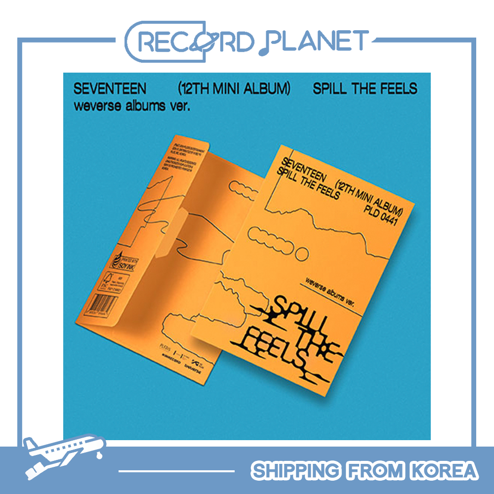 Seventeen - 12th Mini Album'SPILL THE FEELS' (華世專輯版) | 蝦皮購物