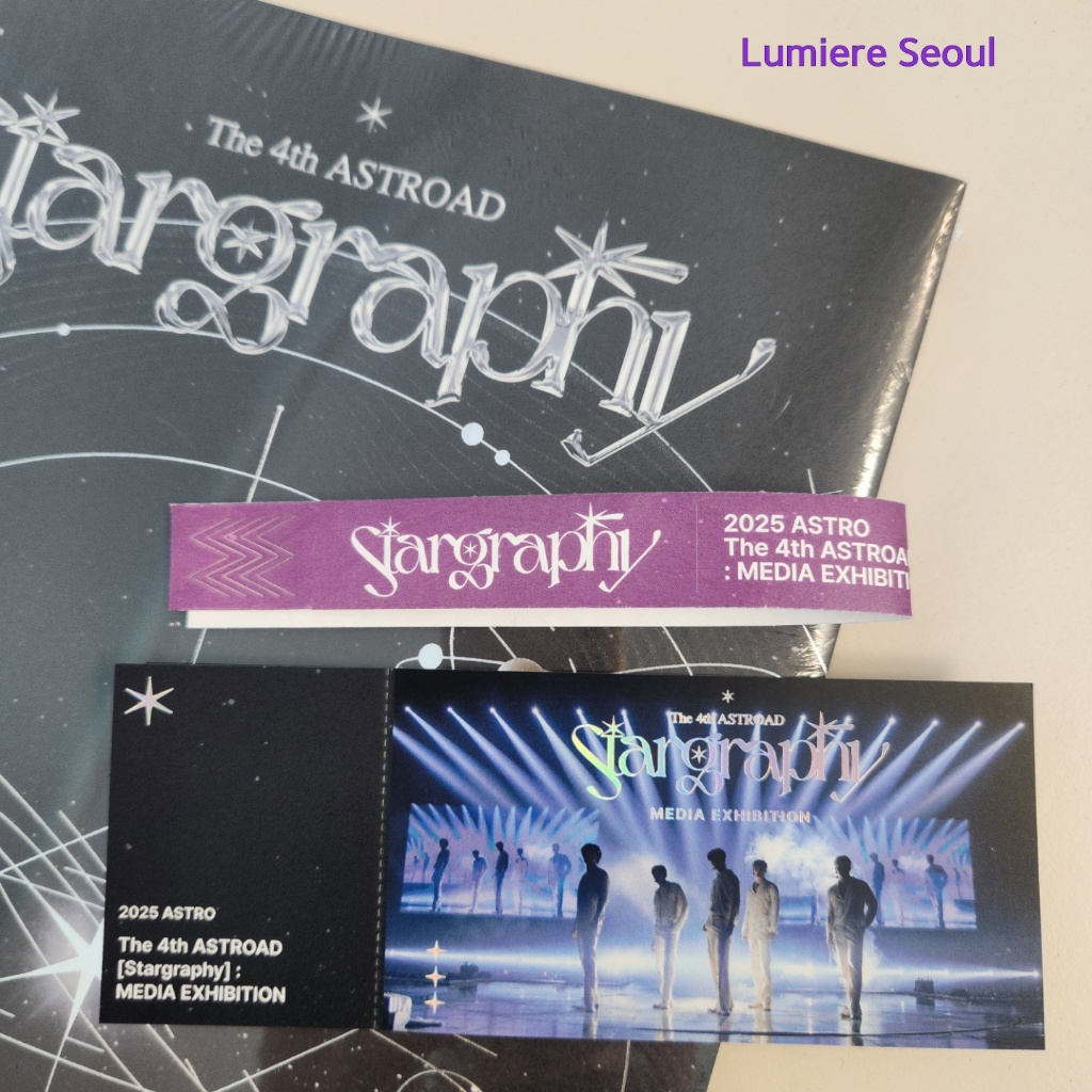 ASTRO 2025 Stargraphy 官方寫真集/票和腕帶套裝 | 蝦皮購物