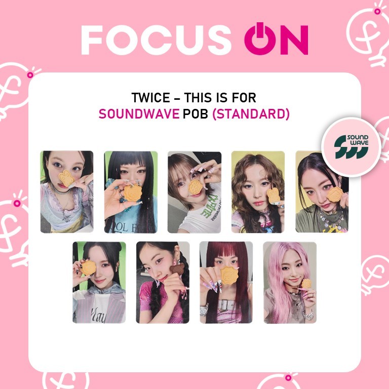 TWICE POB SOUNDWAVE THIS IS FOR PHOTOCARD | 蝦皮購物