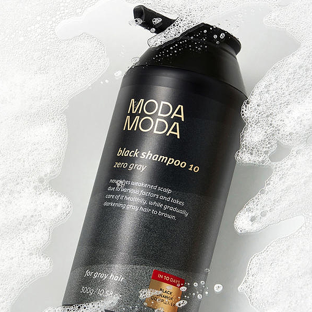 MODAMODA Zero Gray 黑色洗髮精 300g* 3瓶 | 蝦皮購物