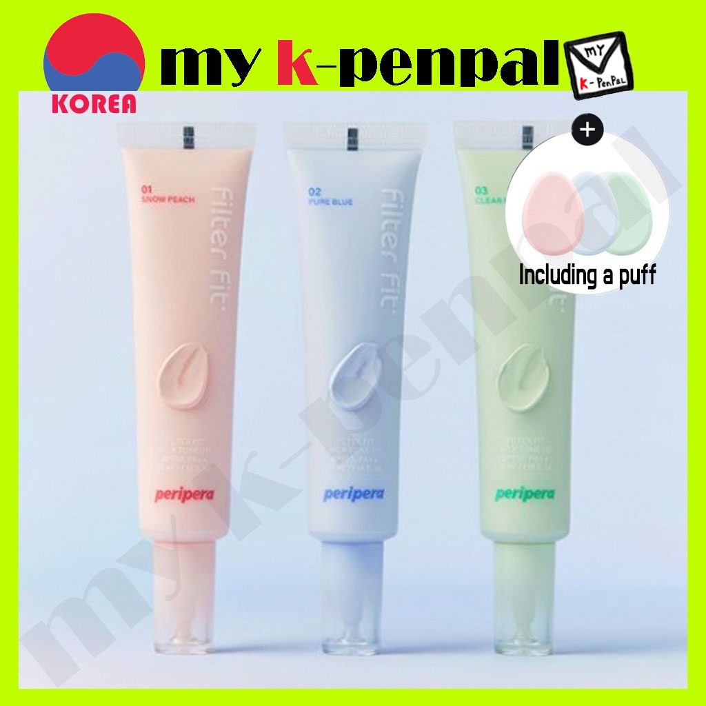 [Peripera] *新* Filter Fit 牛奶提亮霜 3 色 + 每粉撲包括 | 蝦皮購物