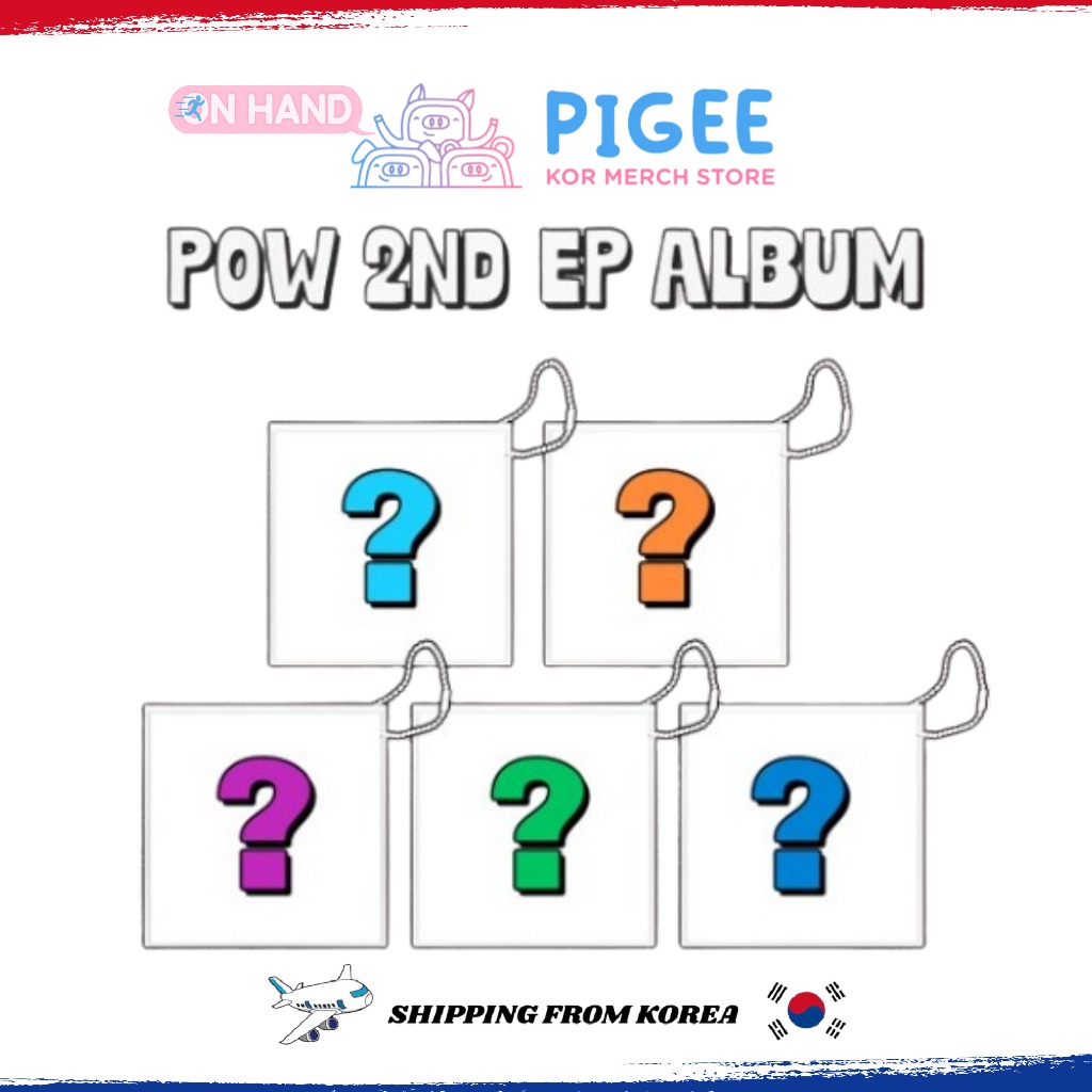 POW - [ POW ] 2ND EP ALBUM 5SET | 蝦皮購物