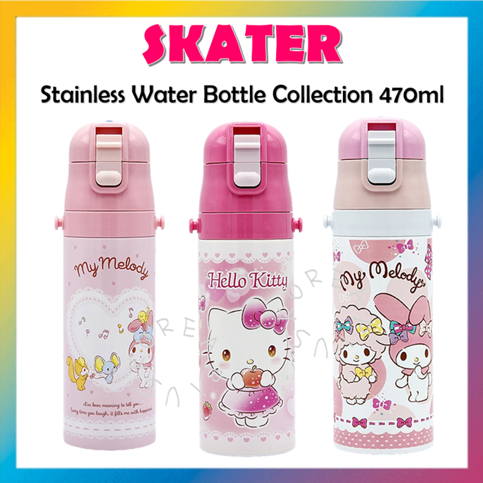 [SKATER] My Melody, Hello Kitty 不銹鋼水壺系列 470ml SDC4 | 蝦皮購物