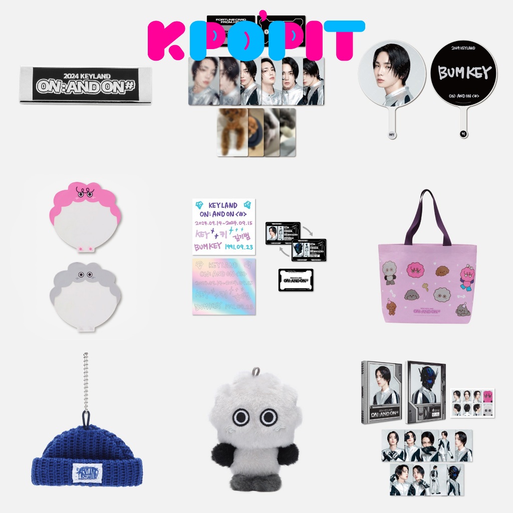 [下單即出] KEY(SHINee) 2024 KEYLAND ON : AND ON OFFICIAL MD | 蝦皮購物