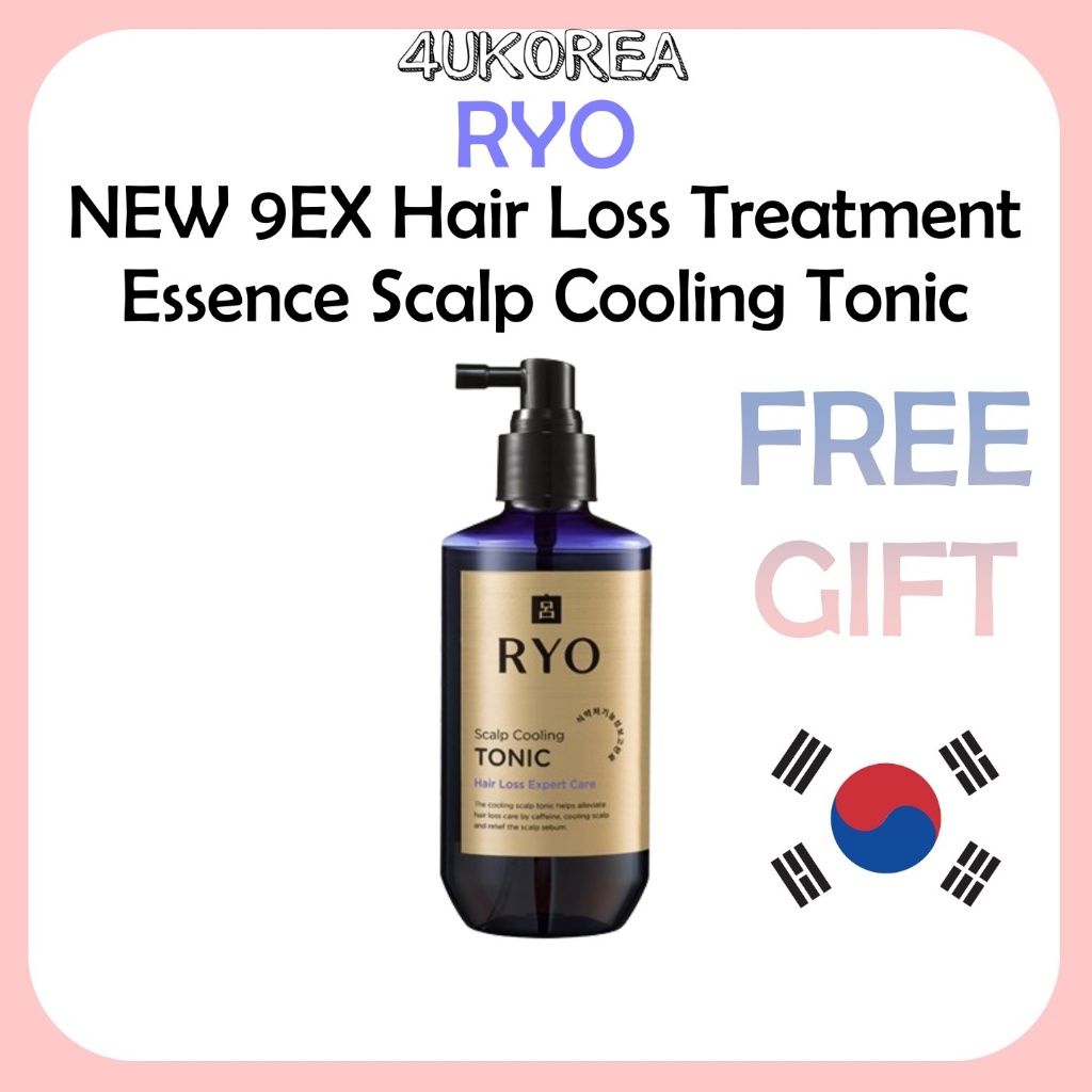 Ryo NEW 9EX 脫髮治療精華頭皮冷卻補品 145ml / K-BEAUTY | 蝦皮購物