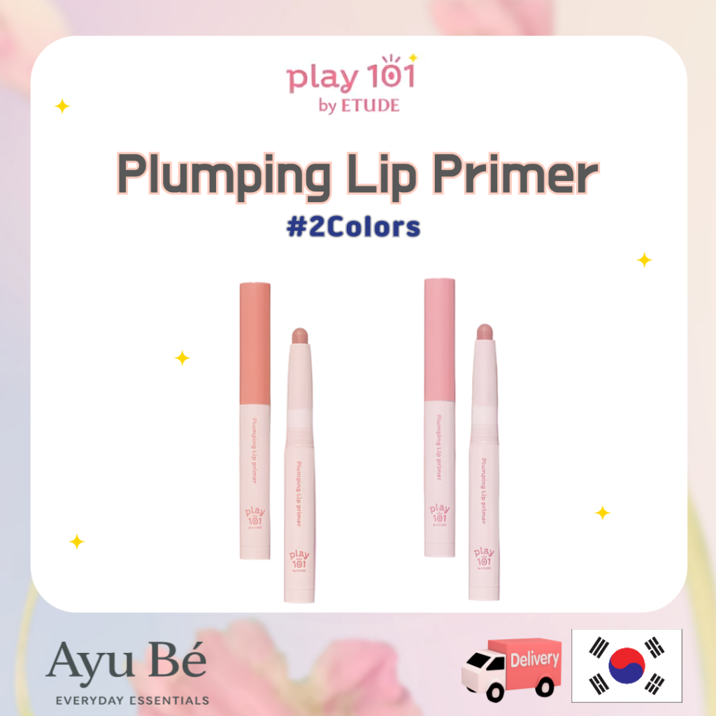 大創 [DAISO x Etude] Play 101 by Etude - 豐盈唇部底漆(1g,2 種顏色) | 蝦皮購物