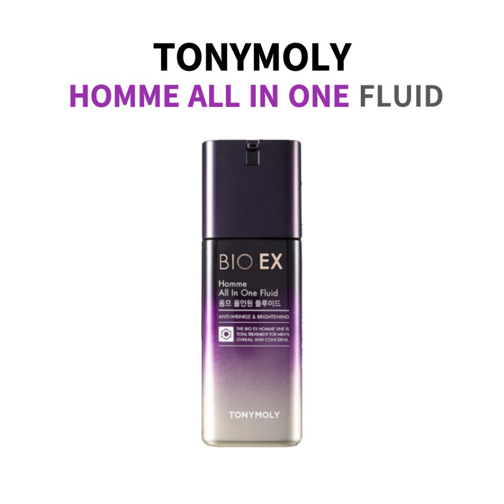 TONYMOLY Bio EX Homme All In One Fluid 130ml | 男士保濕修護精華 | 蝦皮購物